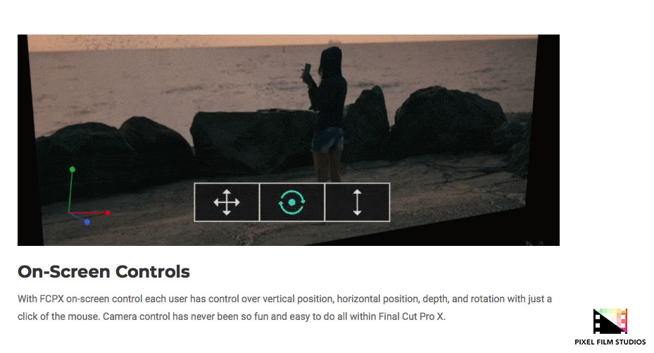 Pixel Film Studios Releases FCPX Camera for Final Cut Pro X